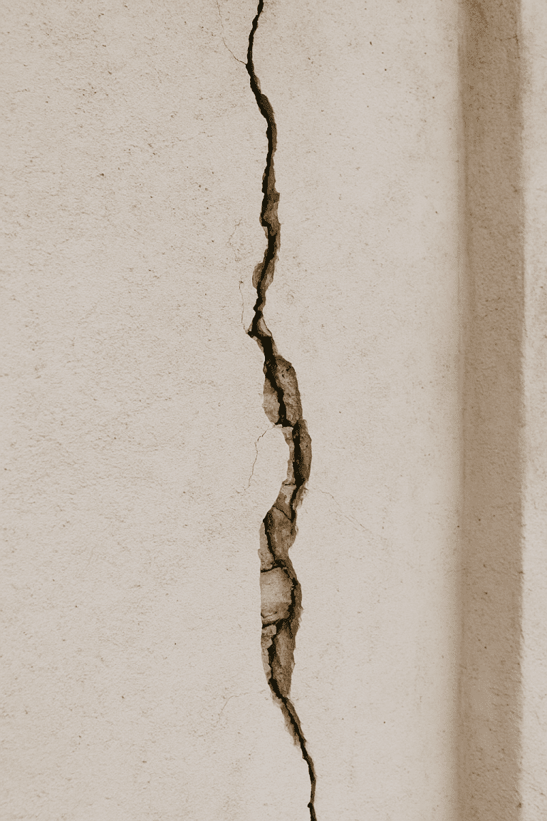 Les 5 signes qui indique une fissure murale structurelle